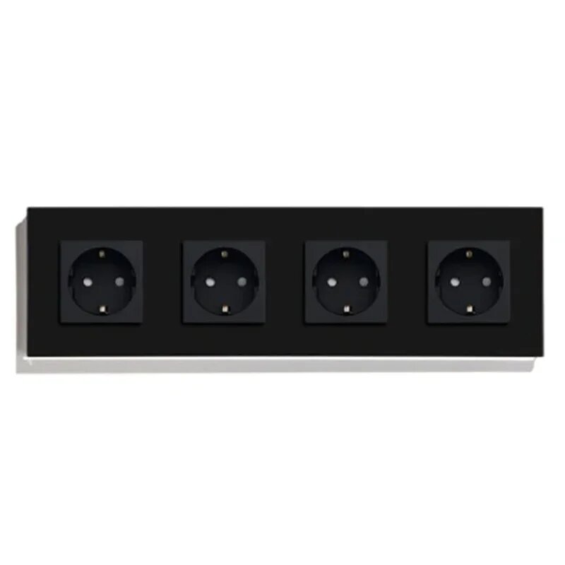 Bingoelec Розетка хрустальная 16А black 4