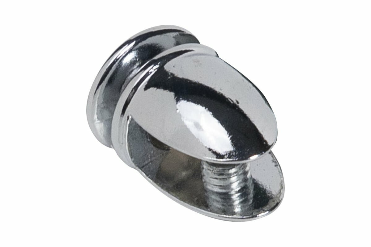 AKS AK133 полкодержатель для стекла 6-8 мм хром AK80936, комплект крепежа для монтажа