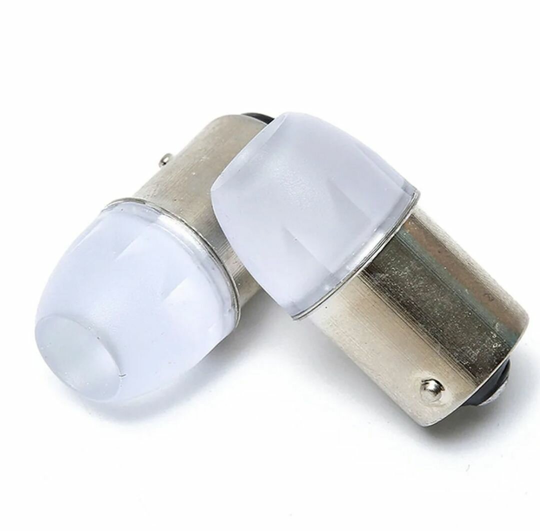 Светодиодная лампа. 1156-3SMD-2835-W (P21W) 12Вольт