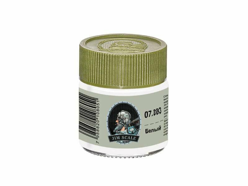 Спиртовая краска Jim Scale Белый White, 10 мл