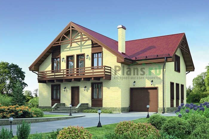 Проект дома Plans-38-12 (223 кв. м, кирпич 640мм)