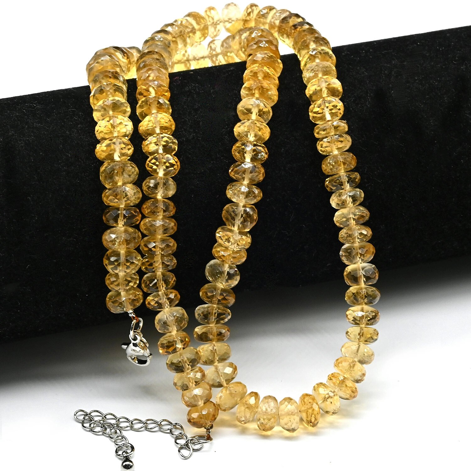 Бусы, цитрин