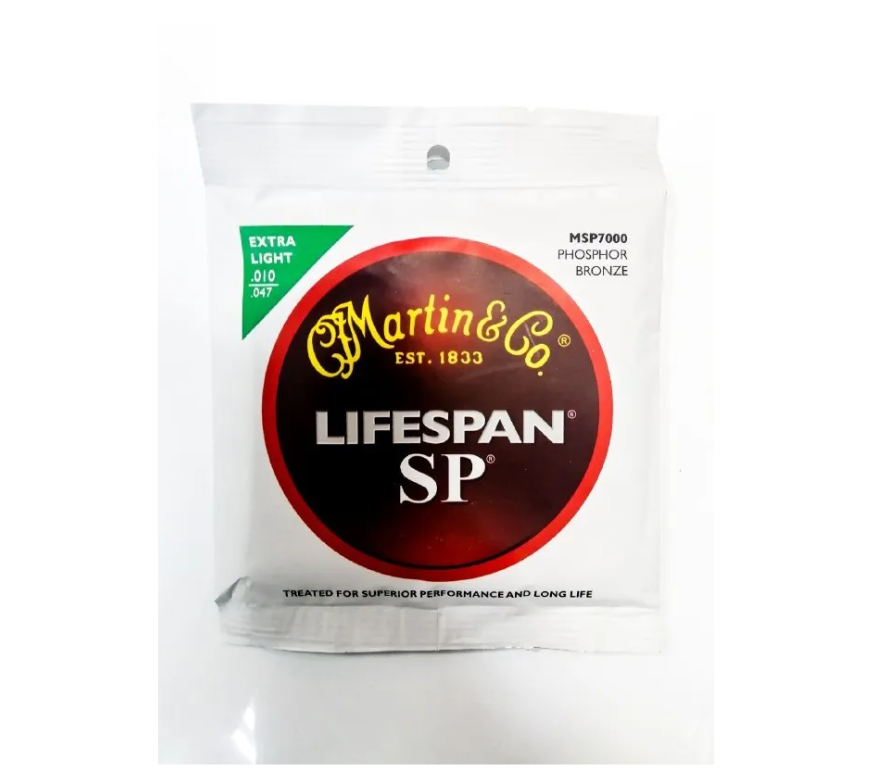 Струны для акустической гитары, MARTIN MSP7000 LIFESPAN SP, 10-47