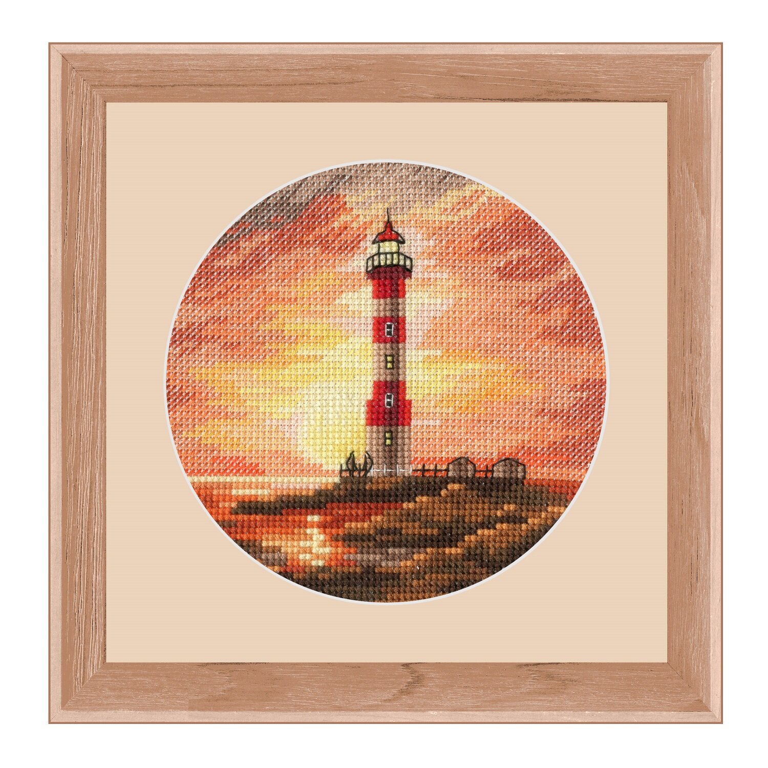 Набор для вышивания Золотое Руно М-023 Маяк на закате