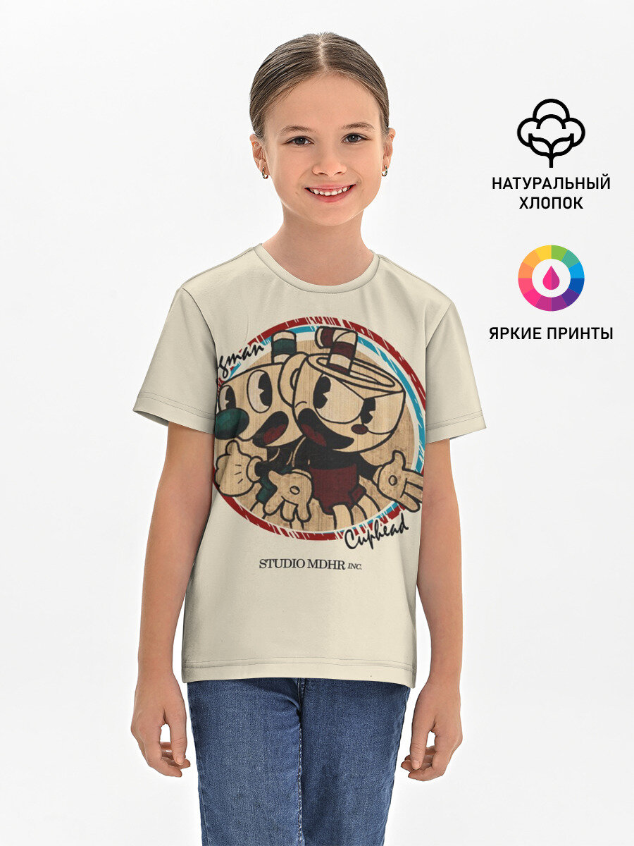 Футболка хлопковая детская CUPHEAD
