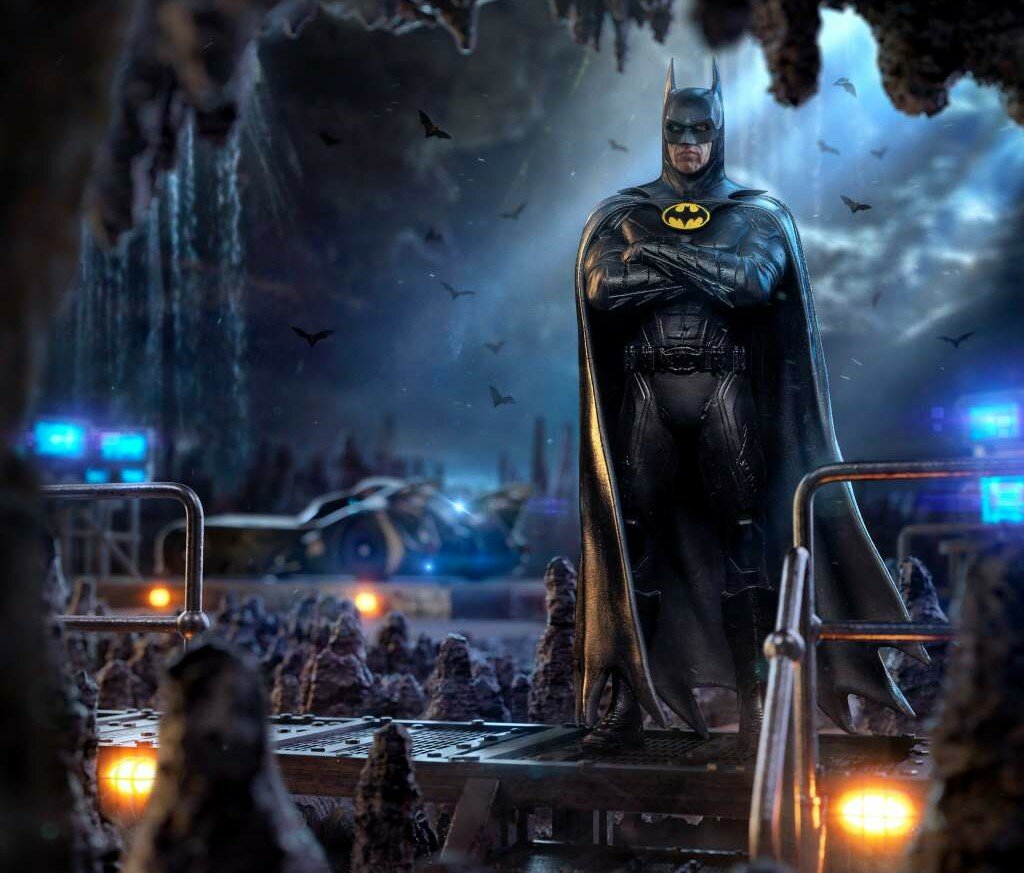 Коллекционная фигурка Iron studios 1/10 The Flash Batman (Айрон Студиос Флеш - Бэтмен, 18 см)