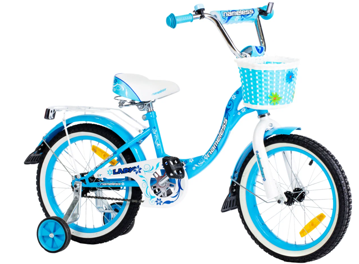 Велосипед Nameless LADY 20" Рост 8" голубой/белый