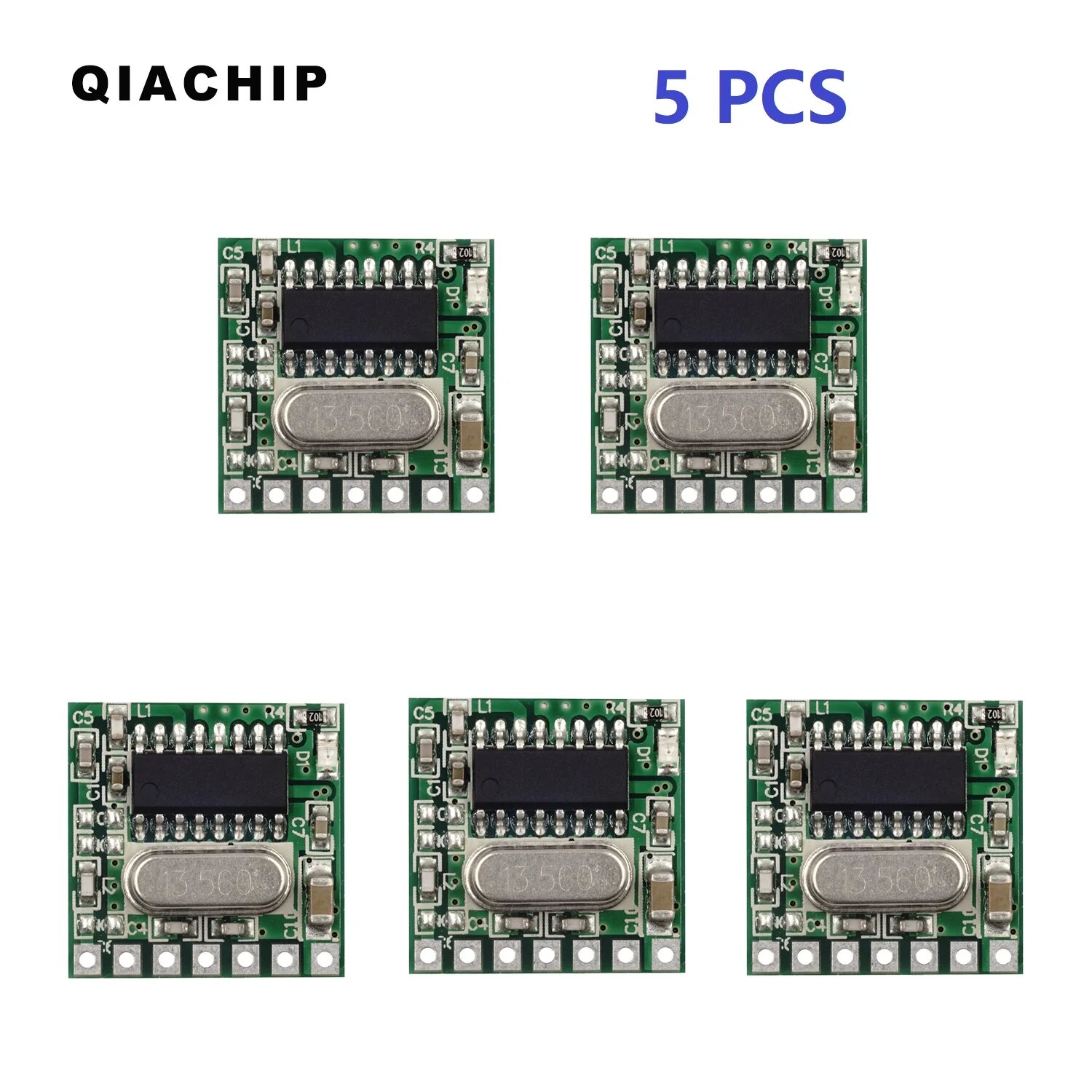 QIACHIP Беспроводной передатчик 5 pcs no pins