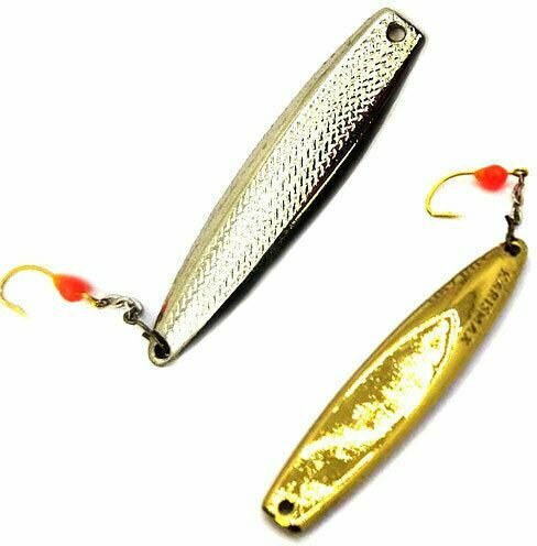 Блесна зимняя KARISMAX NERO1 75 мм, 16 гр, цвет SILVER/GOLD