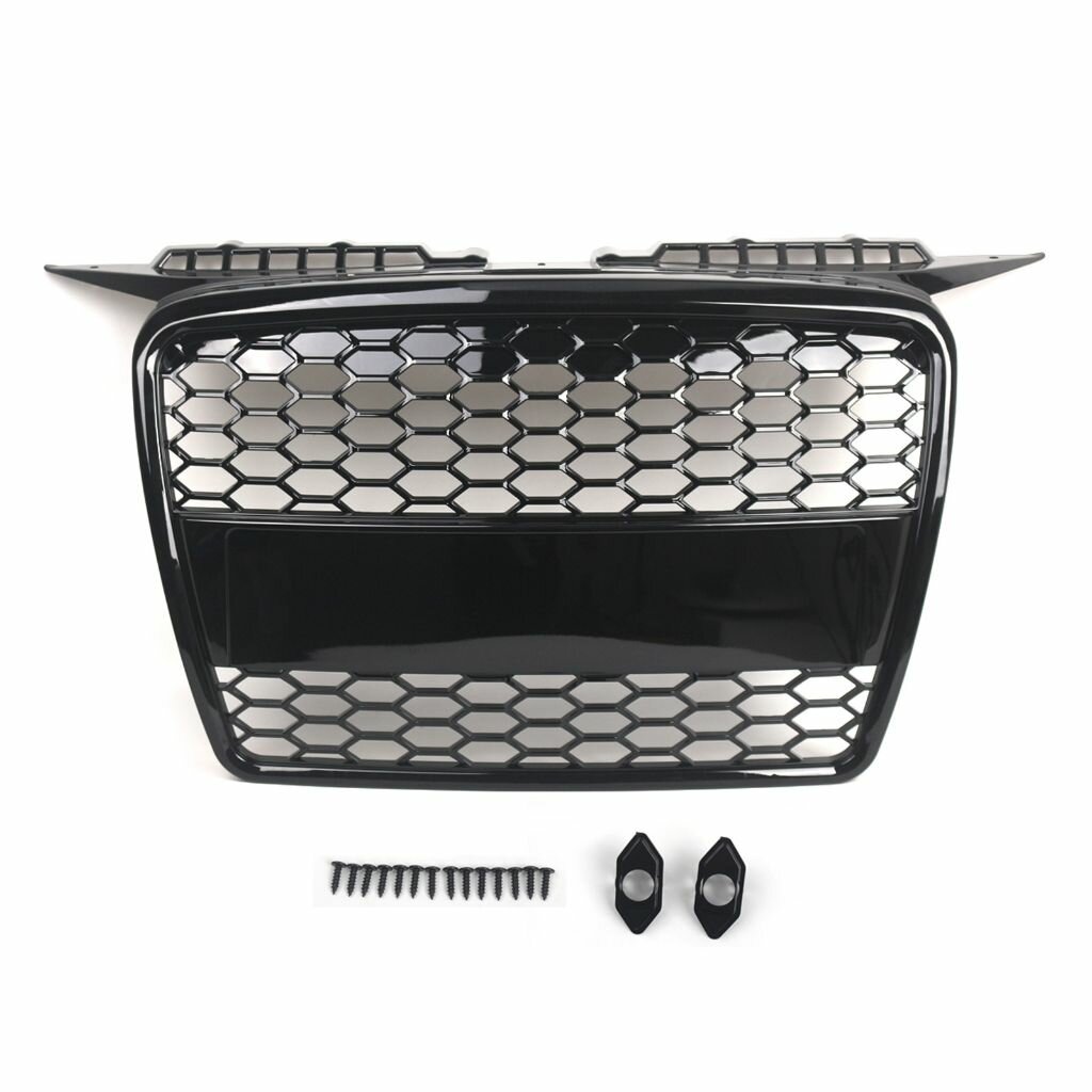 04-08 Audi A3 honeycomb ярко-черный в сетке