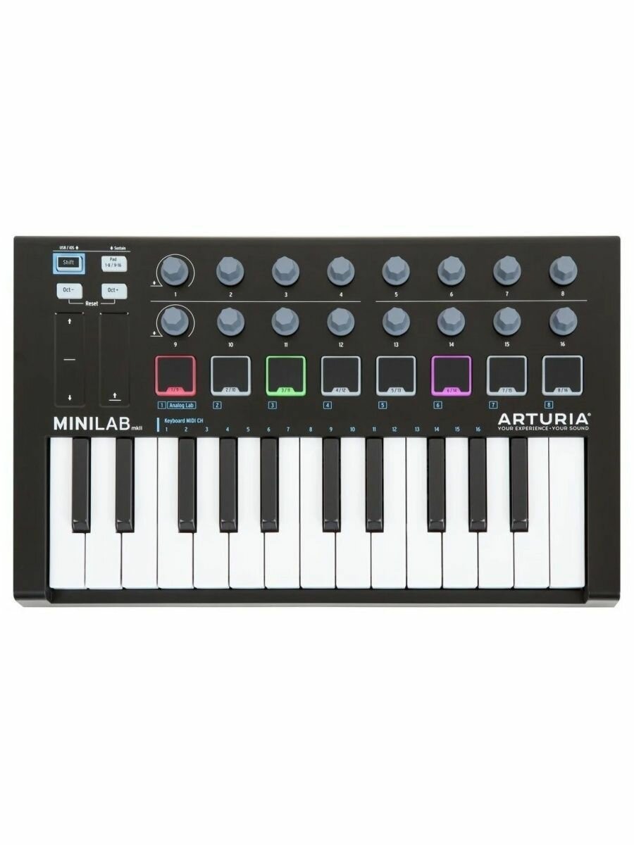 MIDI-клавиатура Arturia MiniLab MkII black edition