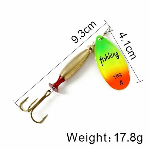 FISH KING блесна, Цвет 4-002, 17.8g