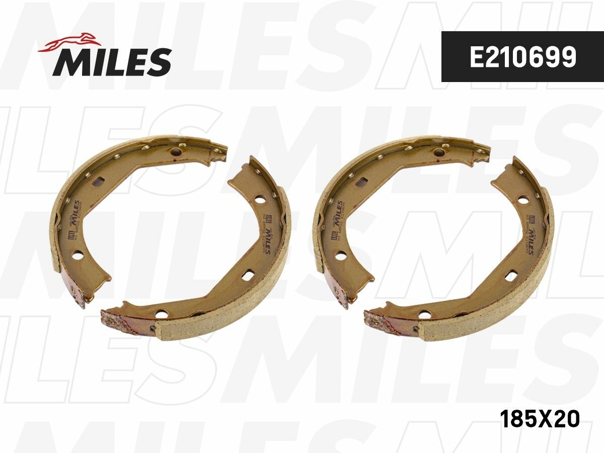 Колодки стояночного тормоза, для БМВ 1, 3, 4, 5, X1 арт E210699