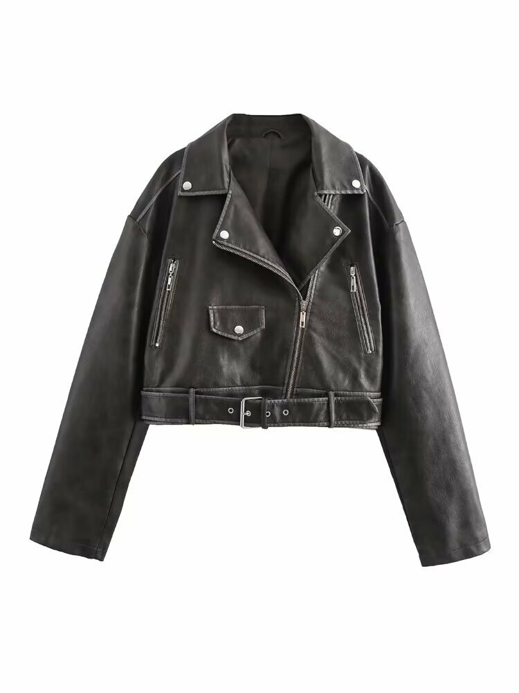 Куртка кожаная