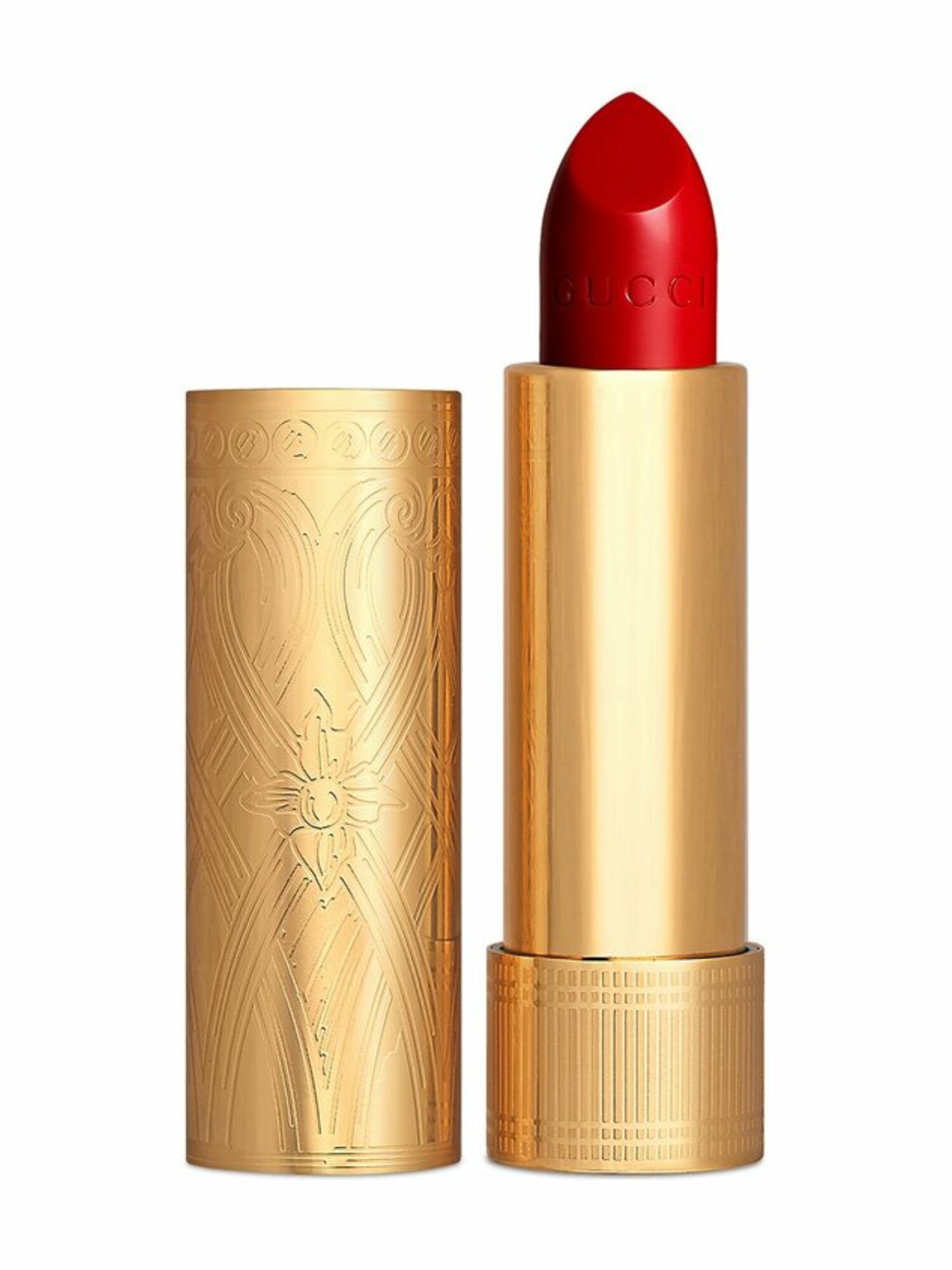 GUCCI Сатиновая помада для губ Rouge A Levres Satin (502 Eadie Scarlet)
