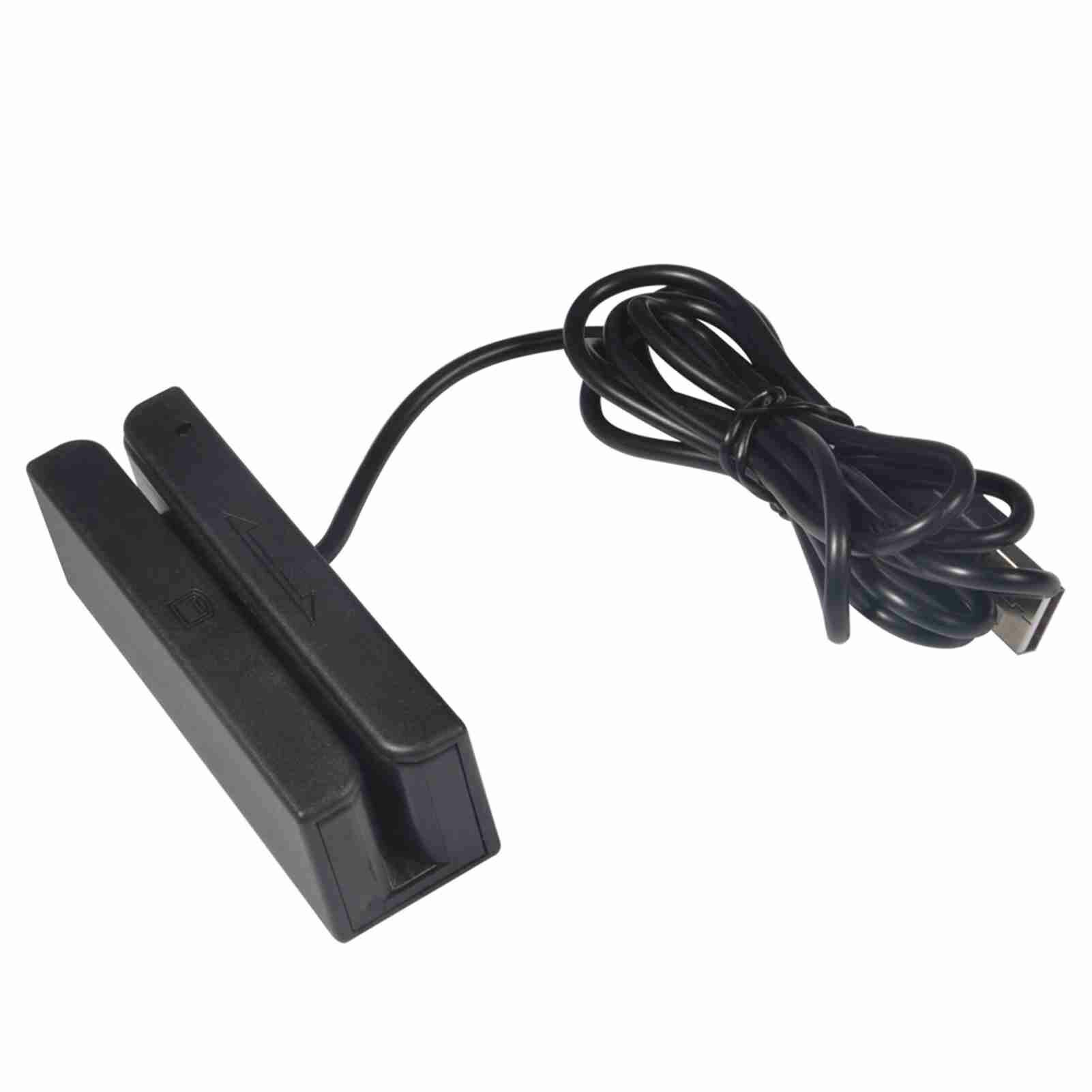USB-считыватель магнитных карт MSR580 с тремя дорожками, мини-считыватель HiCo для POS-систем с оплатой кредитными картами