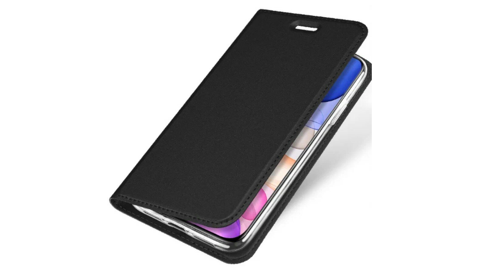 Чехол MyPads для iPhone 7 Plus + 5.5 / iPhone 8 Plus (Айфон 7/8 плюс) из импортной кожи на металлической основе. Черный
