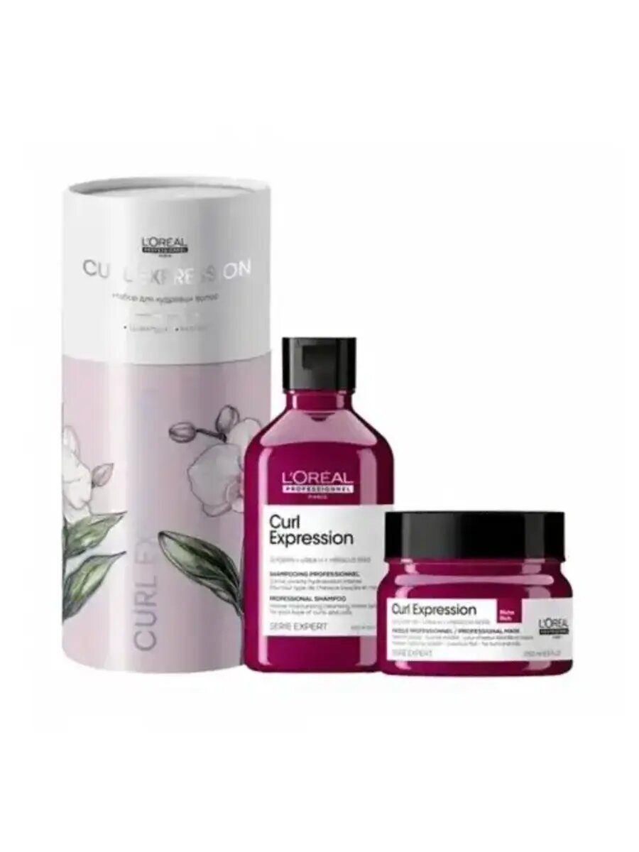 Набор L'Oreal Professionnel Curl Expression, для кудрявых волос: шампунь, 300 мл + маска, 250 мл