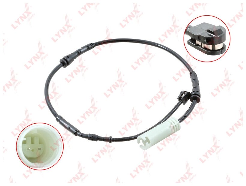 Датчик износа тормозных колодок передний LYNXauto BW-1112. Для: BMW БМВ 1(E81/E87) 06> / 3(E90) 04>