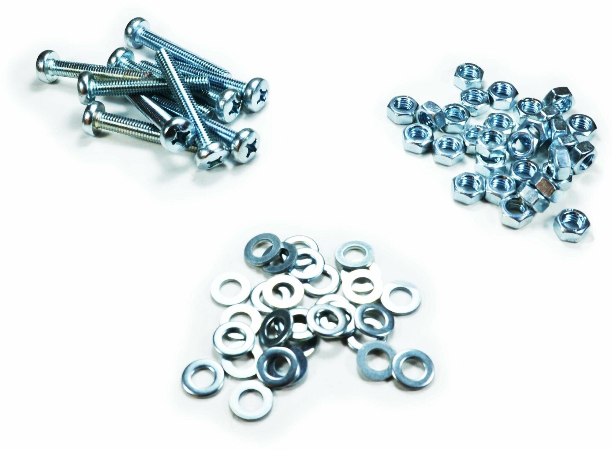 Комплект винтов с гайкой и шайбой 5х30 50шт