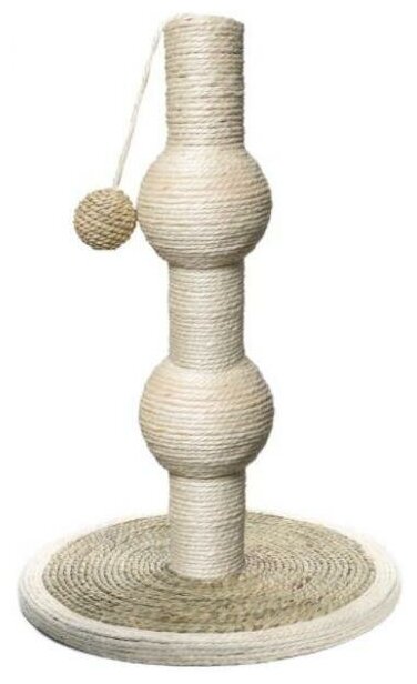 Triol Когтеточка-столбик из сизаля "Башня", 30*30*48см, серия NATURAL 1.2 кг