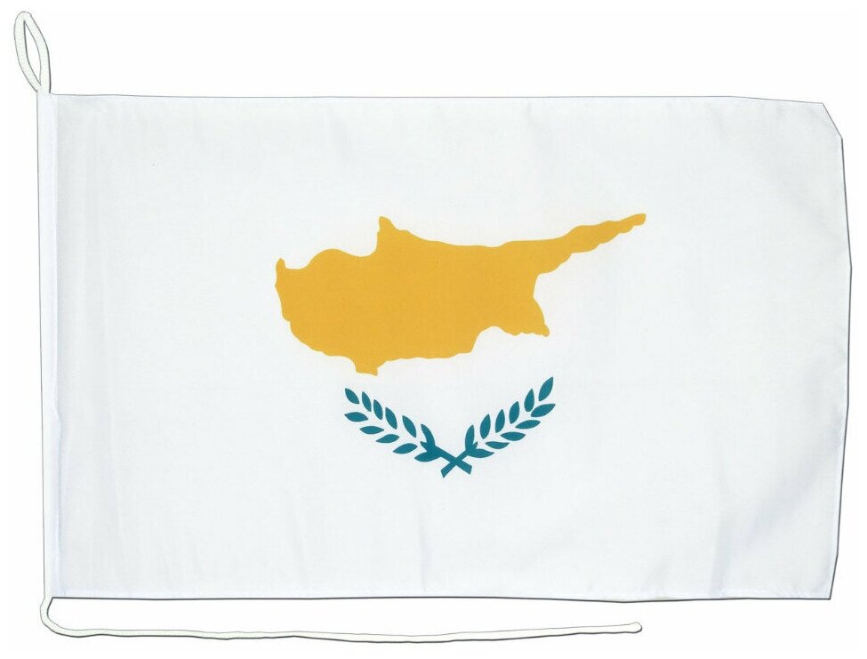 Флаг Кипра на яхту или катер 40х60 см