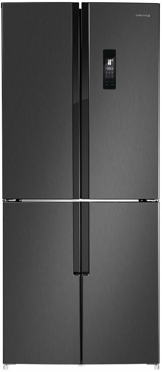 Многокамерный холодильник Maunfeld MFF182NFSBE No frost, черный