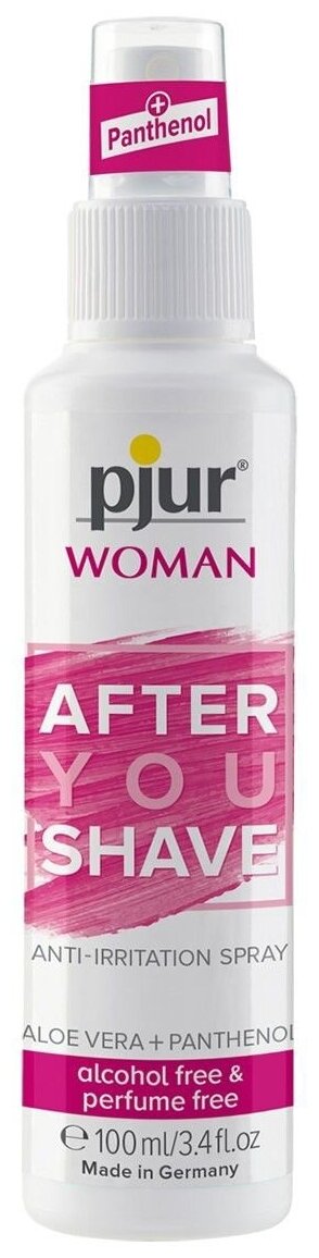 Спрей после бритья интимной зоны pjur Woman After you shave с алоэ и пантенолом, 100 мл