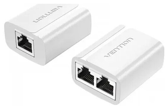 Сплиттер Vention RJ45 F / 2хRJ45 F 8p8c (2шт.) Белый