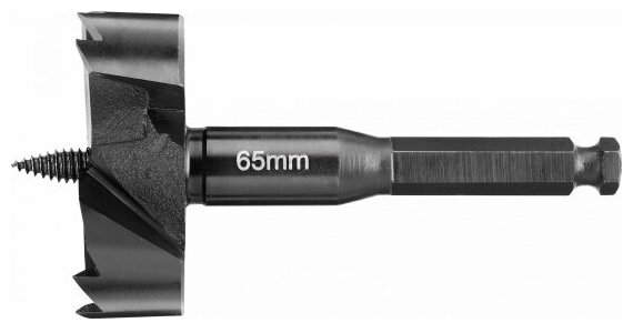 Сверло Форстнера Dewalt DT4585-QZ [65мм, 6-гран. хвост]