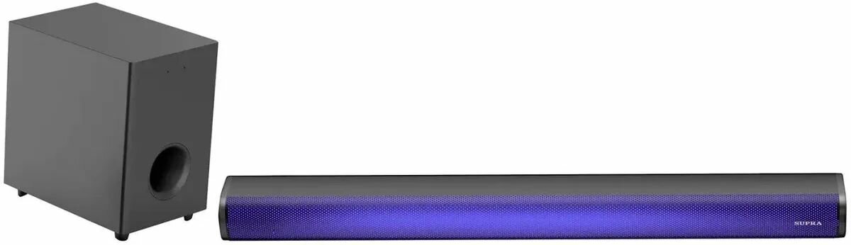 Саундбар Supra SSB-205, 2.1, черный