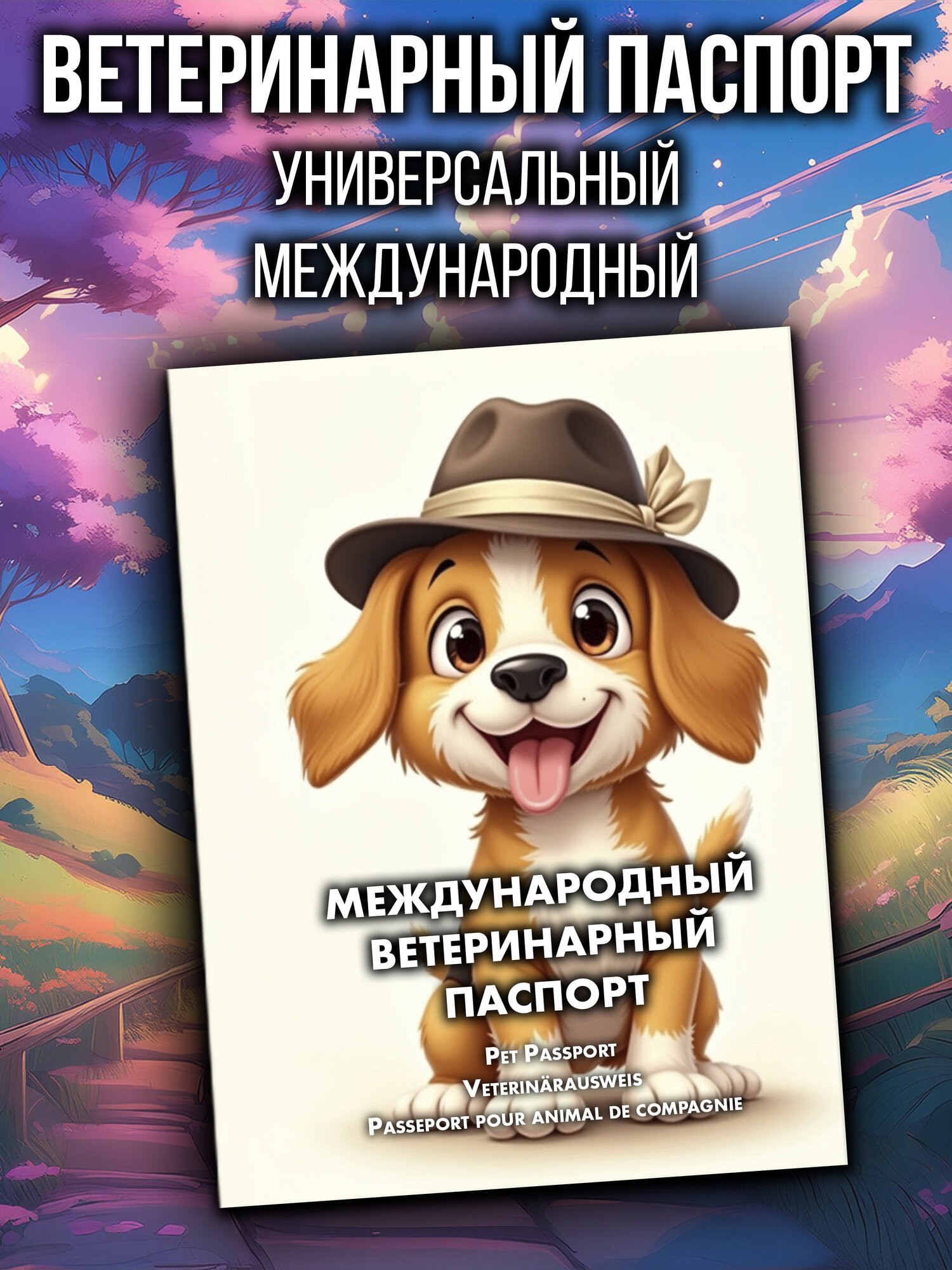 Ветеринарный паспорт для кошек и собак, международный
