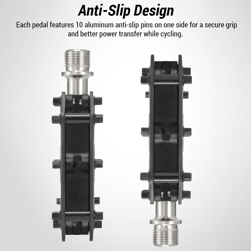 Легкие плоские педали для горных велосипедов с карбоновым покрытием, антискользящие, для долгих поездок, размер 8.56 см x 1.65 см