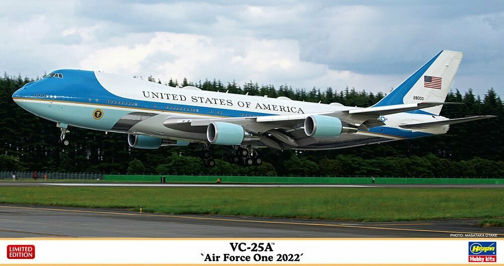 Сборная модель Hasegawa 10852-Современный самолет президента США VC-25A Air Force One 2022