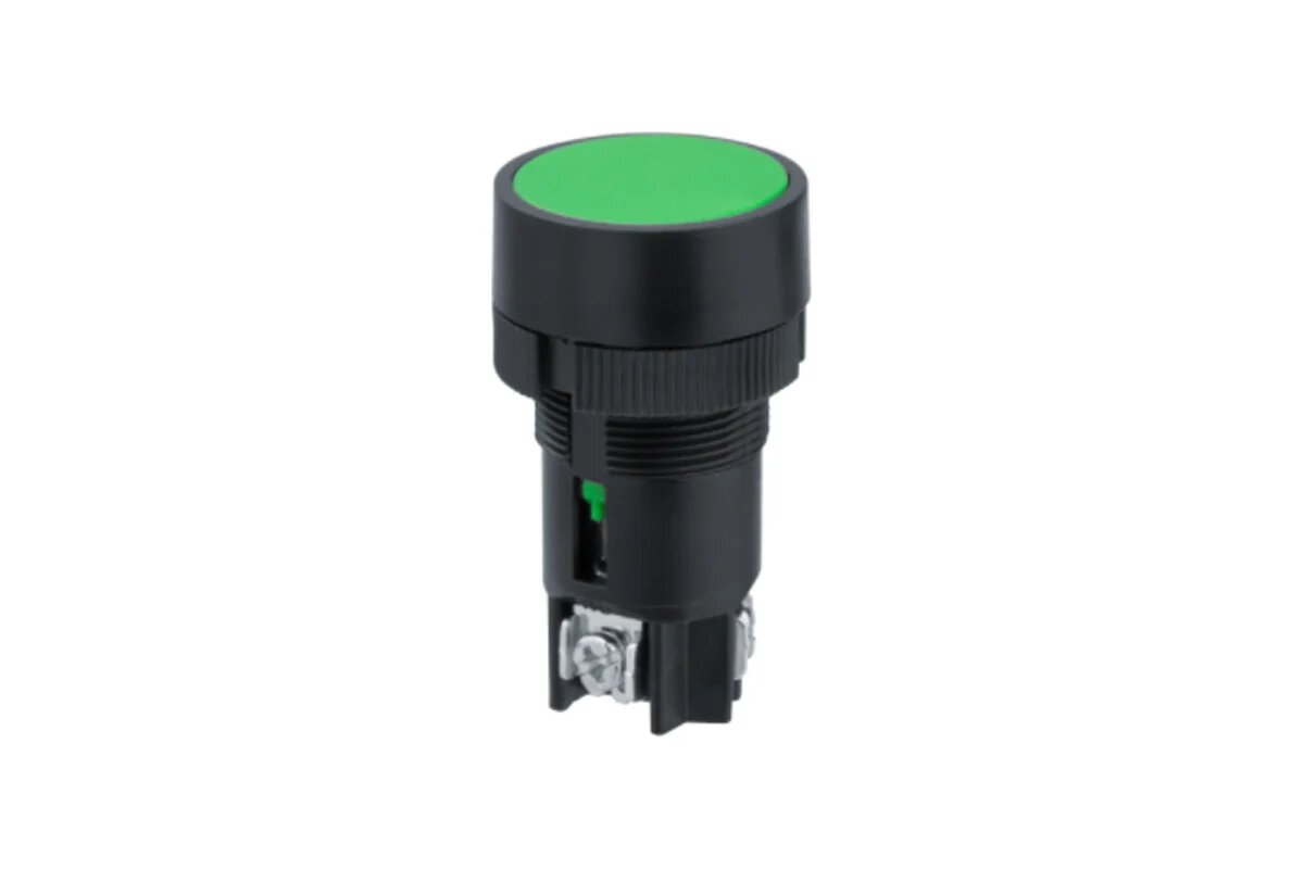 Navigator NBI-B-04-G Пусковая кнопка зелёная, диаметр 22 мм, нормально открыто NO 82811