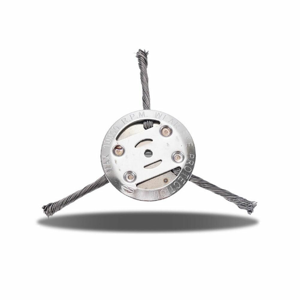 1шт3/6 лезвий стальная проволочная головка триммера для травы, аксессуары для газонокосилки