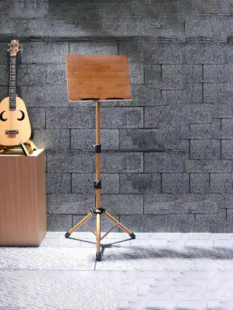 Пюпитр "Для Нот", складной, с подсветкой, из бамбука, цвет медь