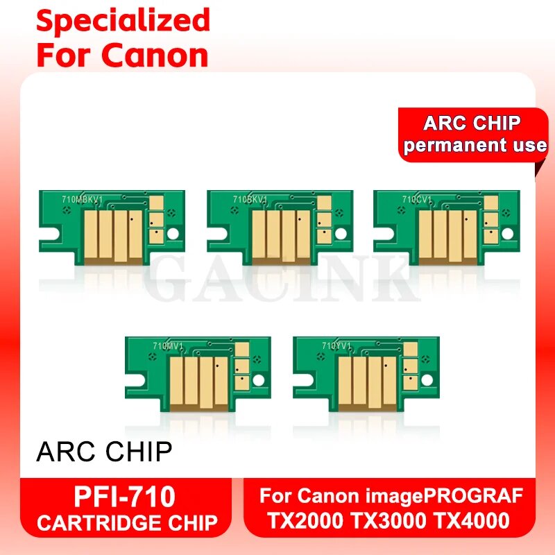 Чипы для картриджей Canon PFI-710 BK