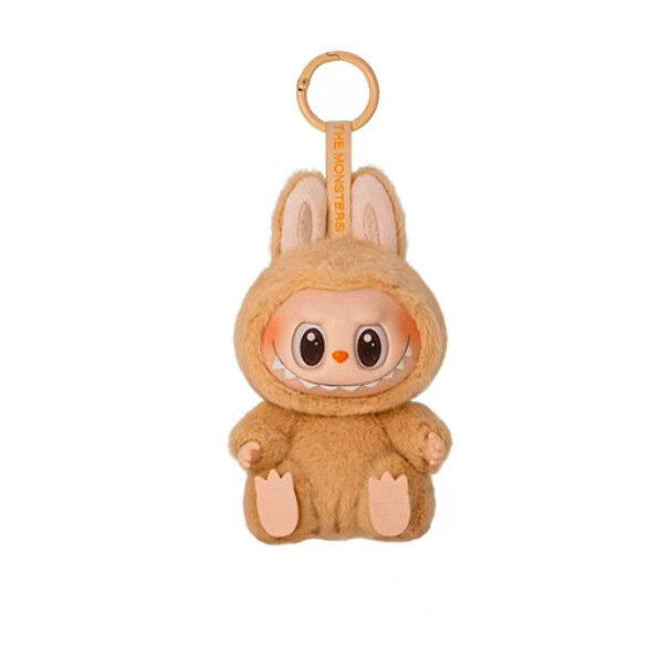 Монстр LABUBU Chestnut Cocoa 1-го поколения THE MONSTERS - Exciting Macaron, игрушка Лабубу, реплика 17 см