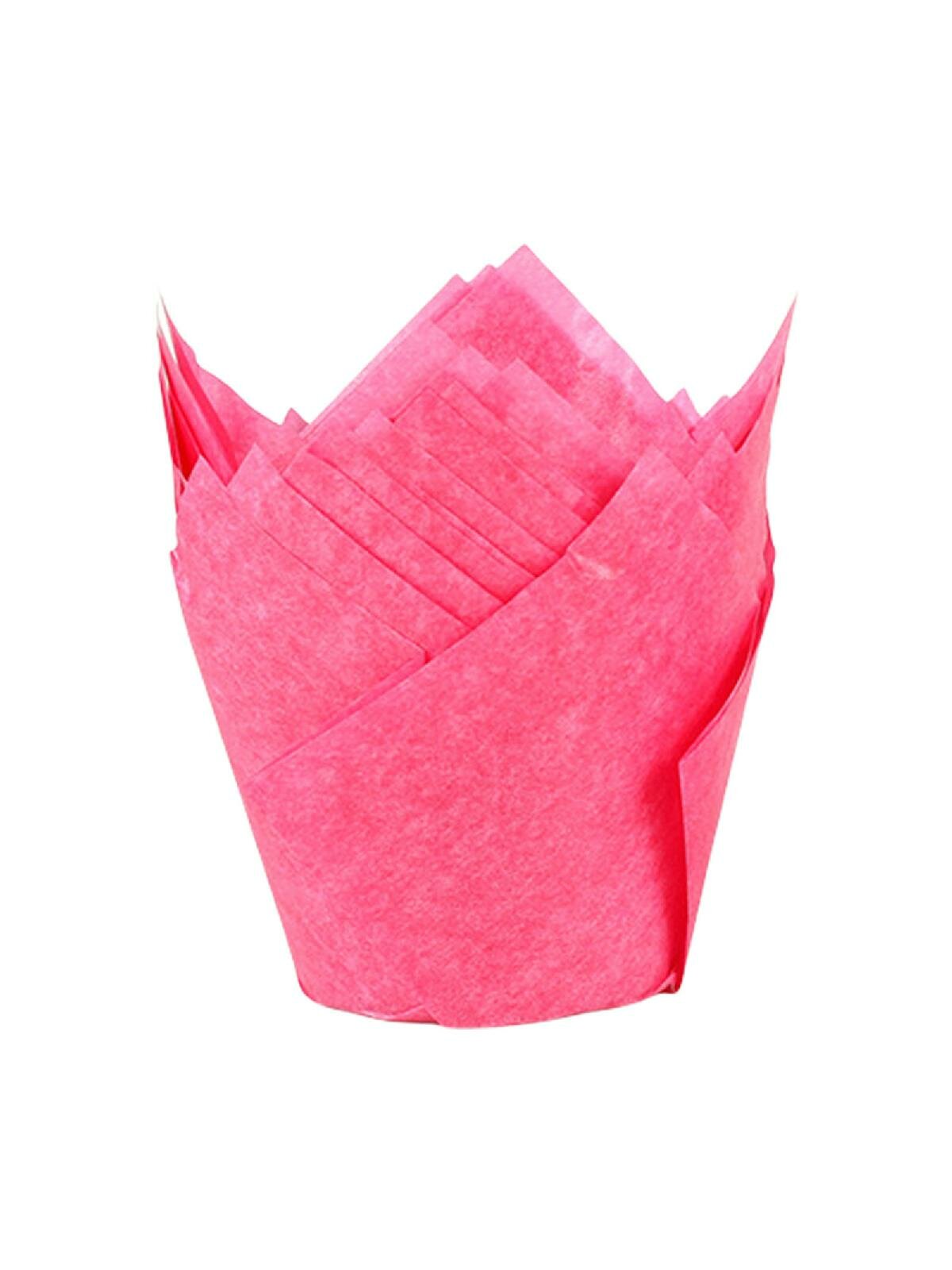 50шт Тюльпановые формочки для кексов Многоцелевые формочки для маффинов для различных нужд в выпечке