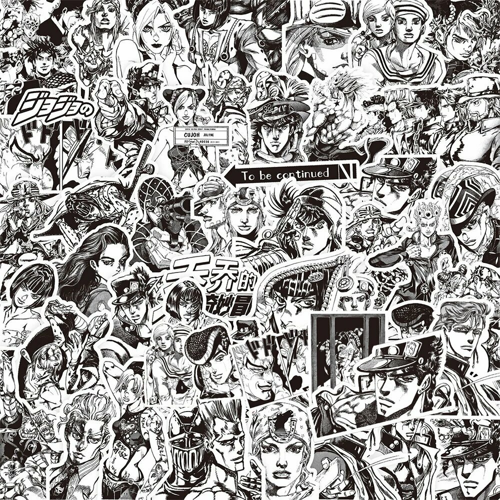 Наклейки JoJo Bizarre Adventure, цвет: 30pcs