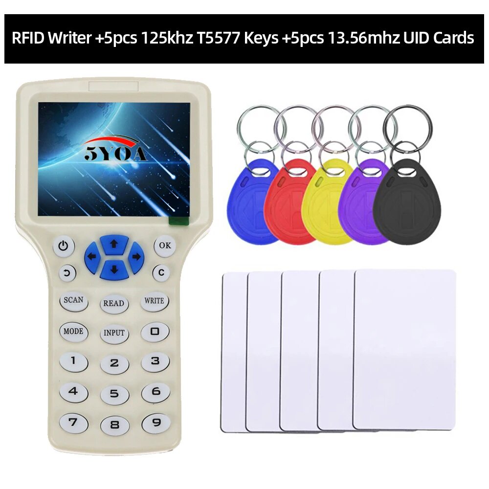 RFID-считыватель 5YOA IDICW 125/13.56 МГц 5CardUID 5KeyT57