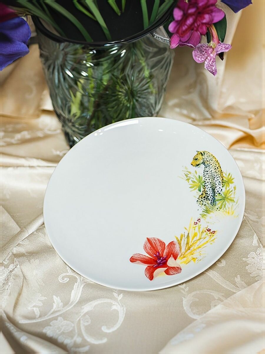 Тарелка "Carnet De Voyage", фарфор, круглая, глазурованная, 27,5 см