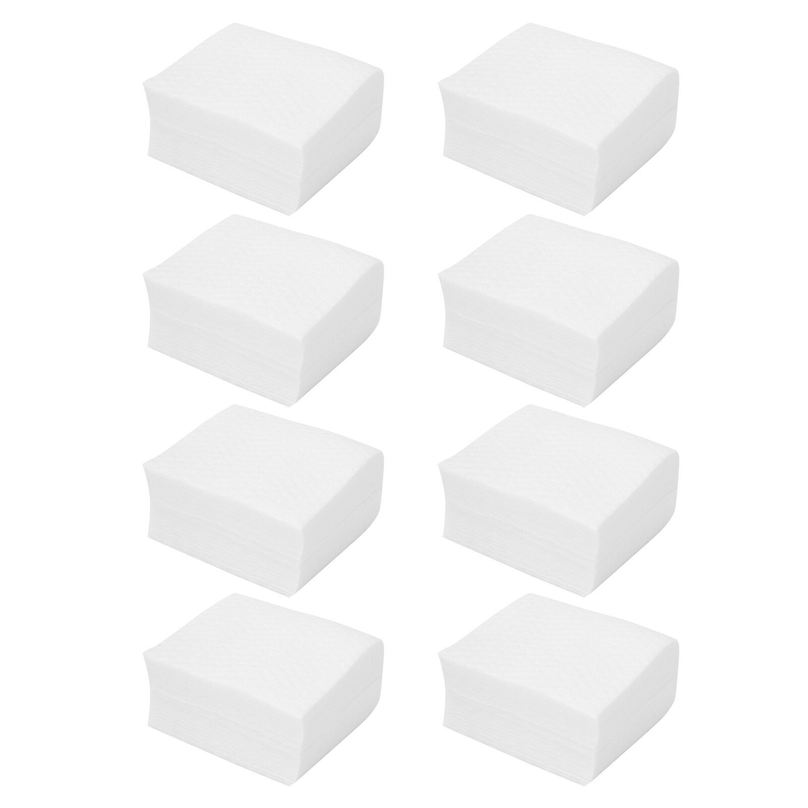 Макияж хлопчатобумажные колодки Снятие макияжа для очистки лица Одноразовая косметическая салфетка 800pcs