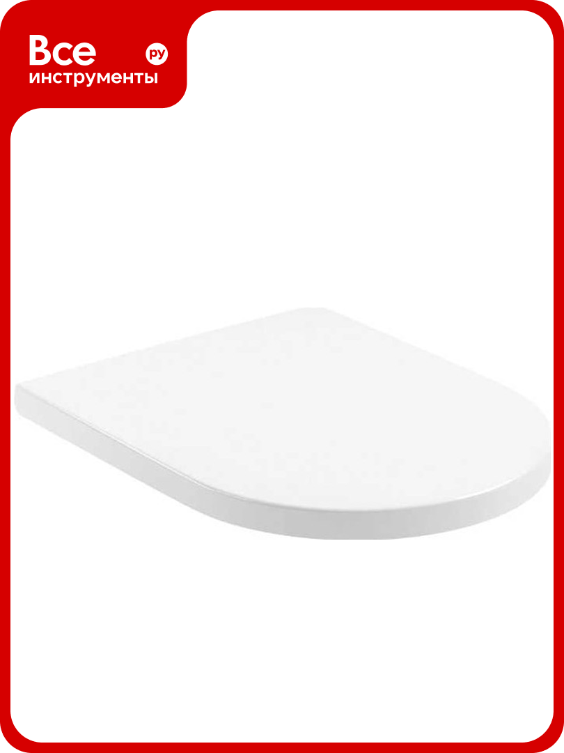Быстросъемное сиденье Lavinia Boho микролифт, белый пластик, овальная форма, сиденье и крышка для унитаза с микролифтом