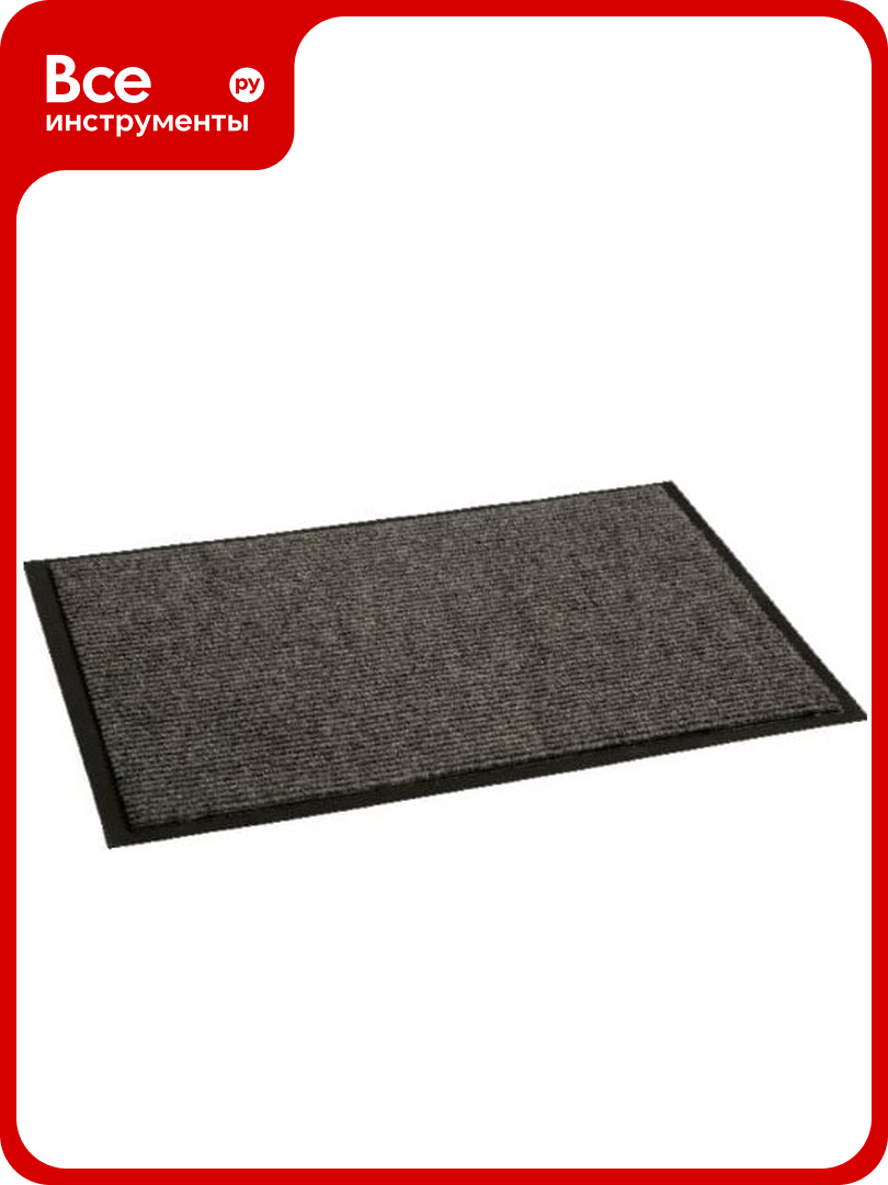 Влаговпитывающий коврик In'Loran 120x180 см, Комфорт, серый, 20-12184, , комфорт, серый, 20-12184 на виниловой основе