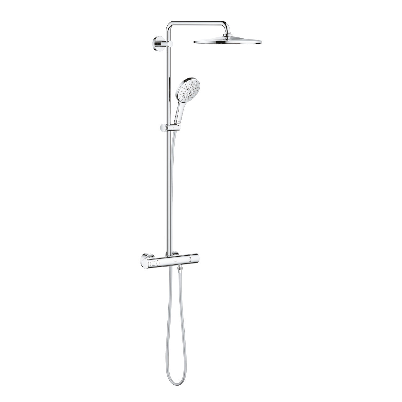 Душевая система Grohe "Rainshower", с термостатом, выбор режимов одним нажатием, антиизвестковое покрытие