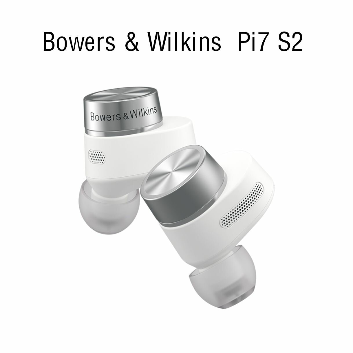 Беспроводные наушники Bowers&Wilkins PI7 S2 с микрофоном, Bluetooth, USB Type-C, белые