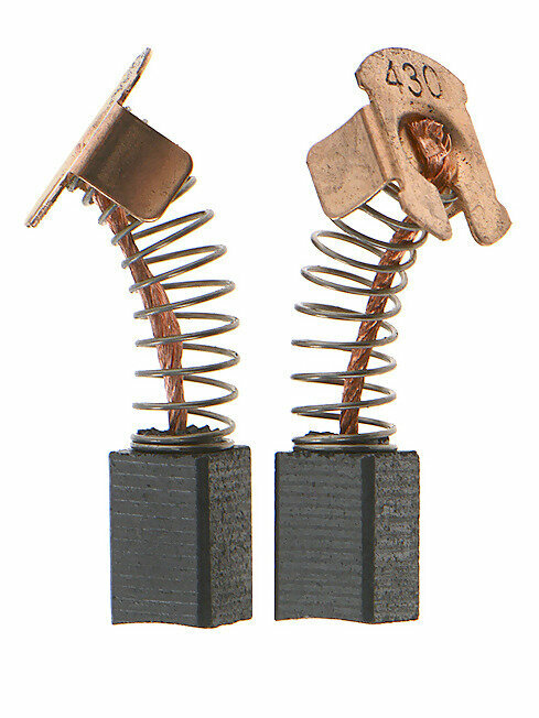 Щетки угольные 6.5x7x11 (пружина, пятак-уши, автоотключение)191971-3 для пилы сабельной аккумуляторной MAKITA BJS160