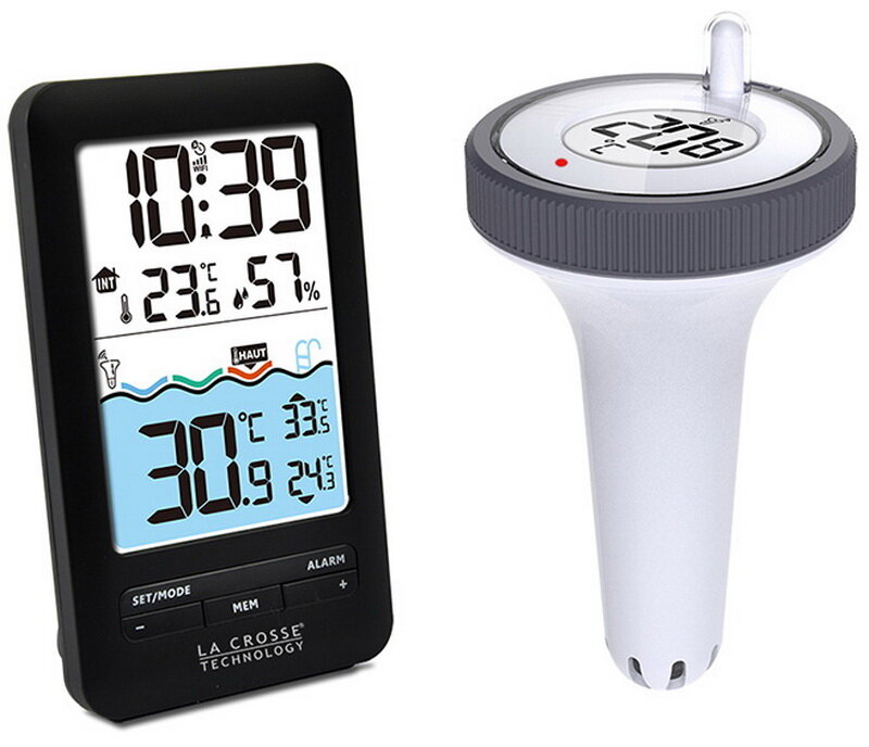 Термогигрометр La Crosse WS6268 с датчиком температуры воды в бассейне